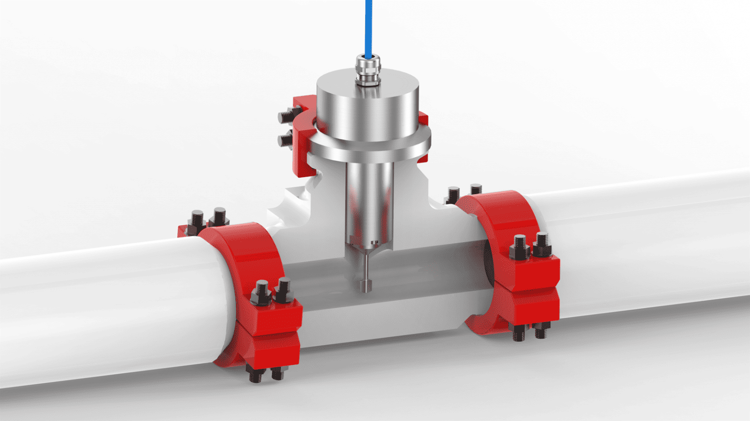 High Pressure API 6A flange density meter » rheonics :: viscometer and ...