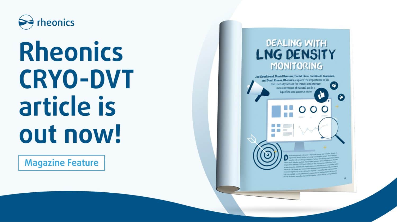 LNG Industry February 2025 features Rheonics CRYO-DVT Technology - "The ...